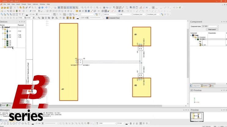 Electrical Projects with E3.series - Block Diagram
